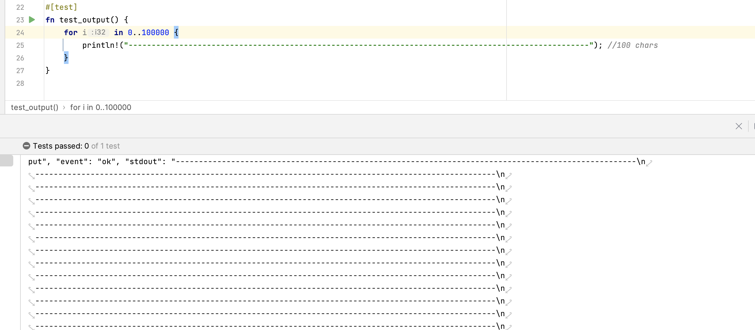 Test With Very Long Output Does Not Pass · Issue 8994 · Intellij Rustintellij Rust · Github