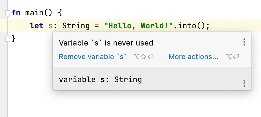 Analyze if code is pure to safely drop it by `Remove variable` quick ...