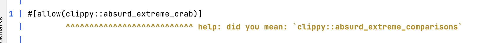 Quick Fix For Lints With Typo Show Only Did You Mean Without Correct Option · Issue 9281