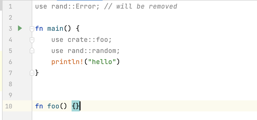 Optimize imports doesn't remove unused inports inside function · Issue #9316 · intellij-rust ...