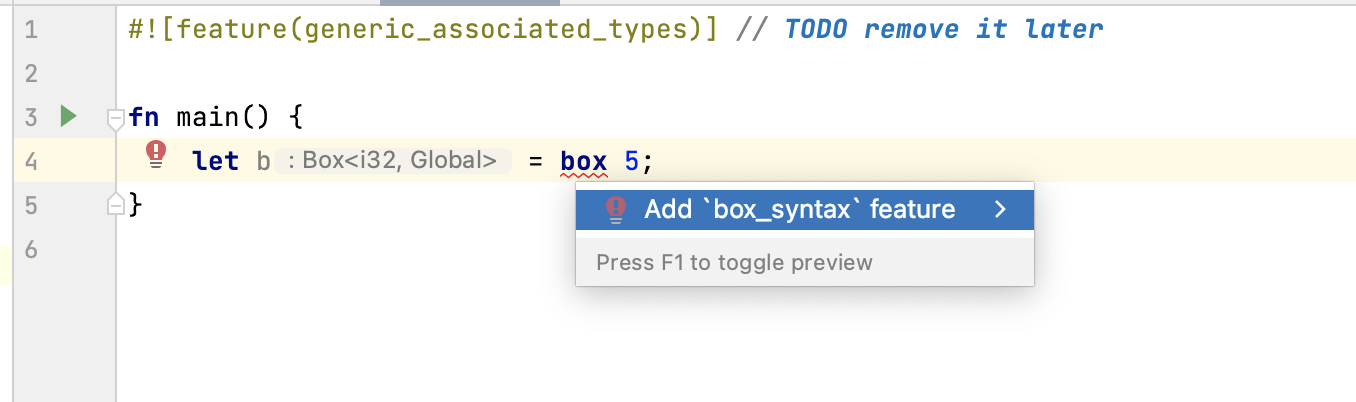 `Add ... feature` is moving comments strangely · Issue #9387 · intellij-rust/intellij-rust · GitHub
