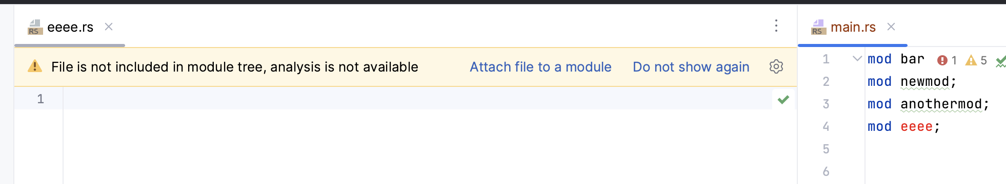 Exception after creating new mod via quickfix in 2022.3eap · Issue #9560 · intellij-rust ...