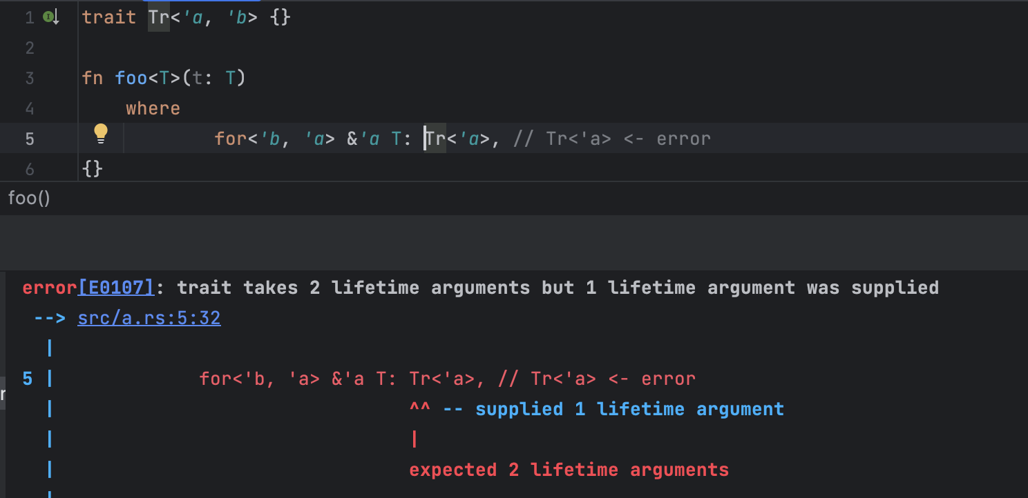 E0107 ( incorrect number of generic arguments) false negative · Issue #10351 · intellij-rust ...