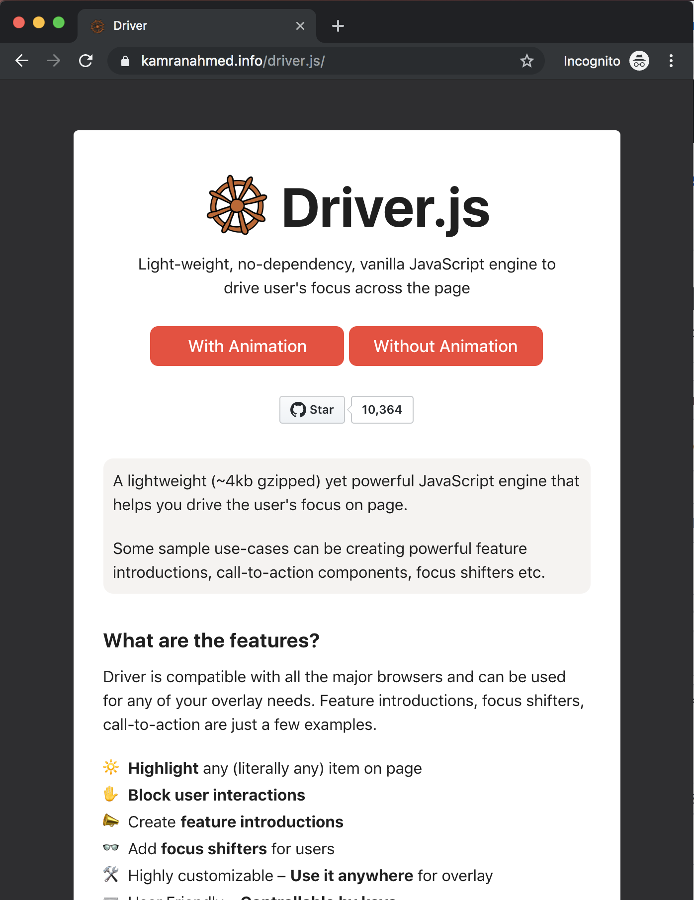 Can't the demo page open? in China · Issue #159 · kamranahmedse/driver.js · GitHub