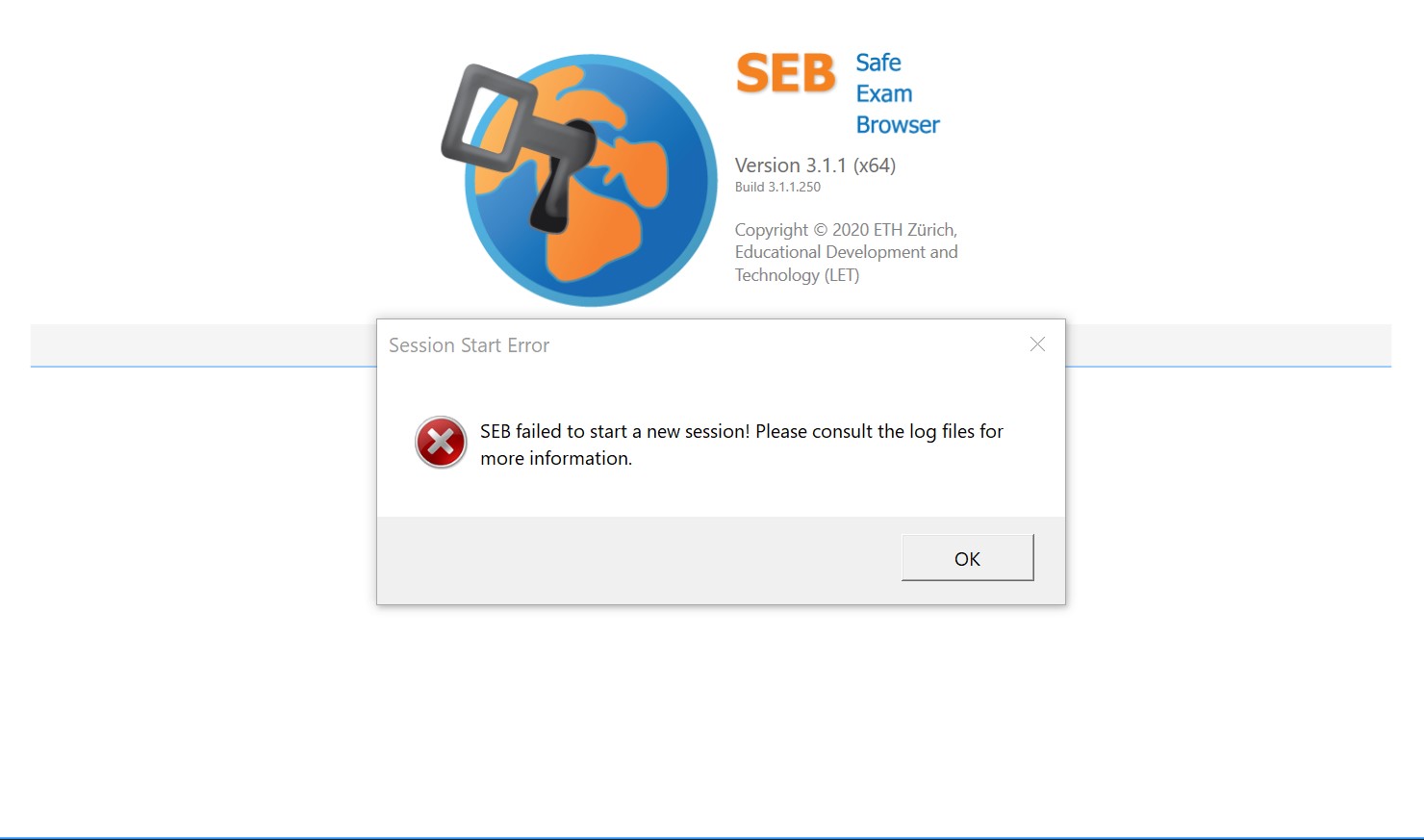 Students cannot starting SEB V3.1.1 · Issue #73 · SafeExamBrowser/seb-win-refactoring · GitHub