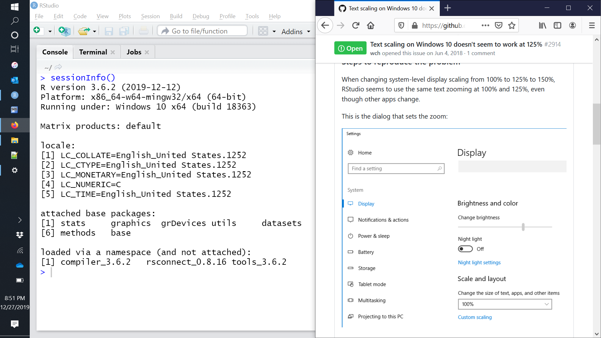 Text scaling on Windows 10 doesn't seem to work at 125% · Issue #2914 · rstudio/rstudio · GitHub