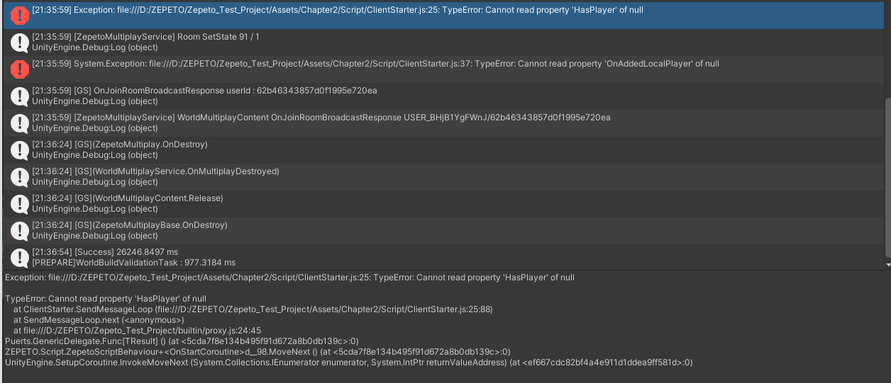 HasPlayer() 를 찾지못함 · naverz zepeto-studio-kor · Discussion #957 · GitHub