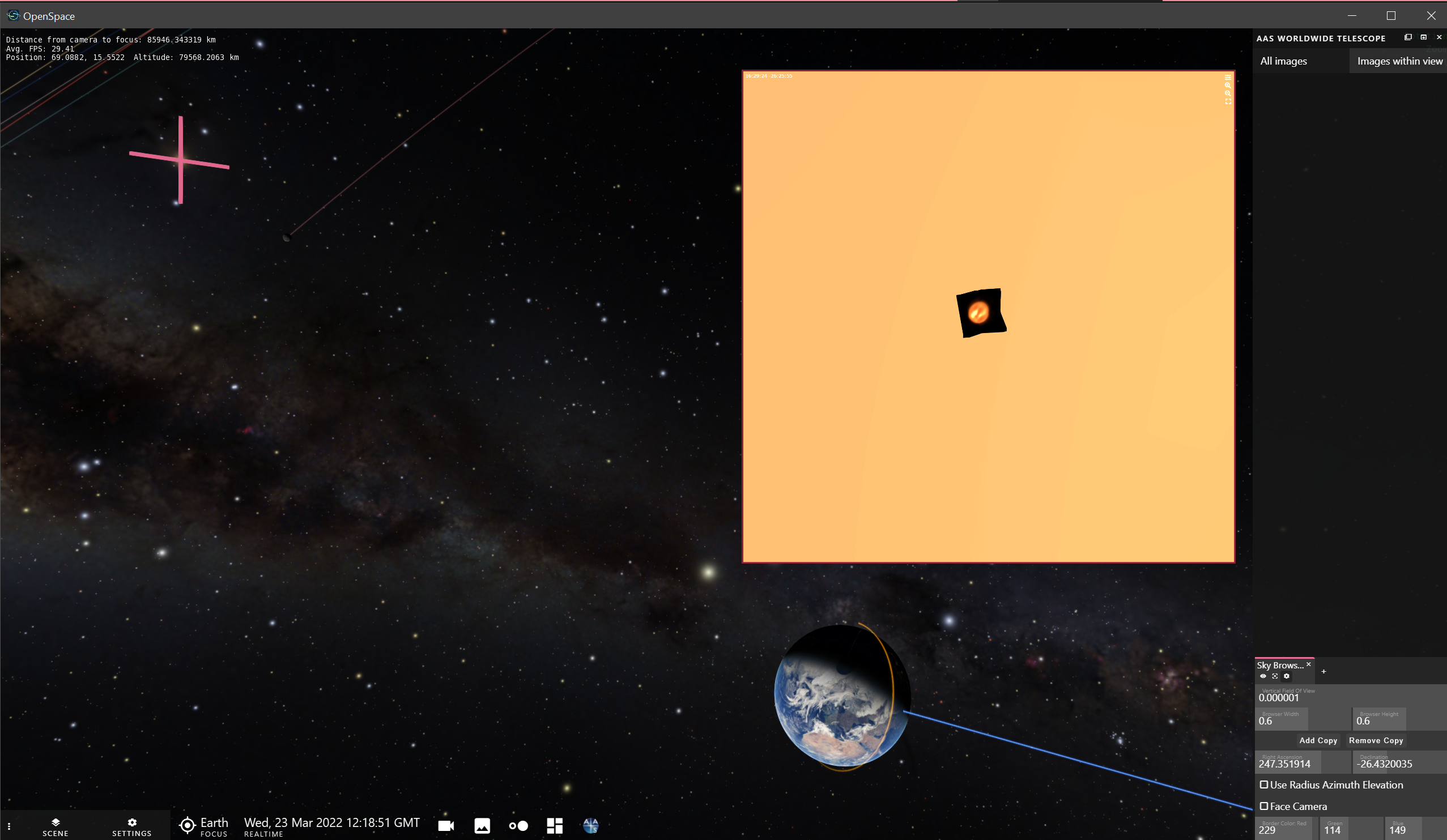 Skybrowser: Images with very low field of view show precision problems · Issue #1962 · OpenSpace ...