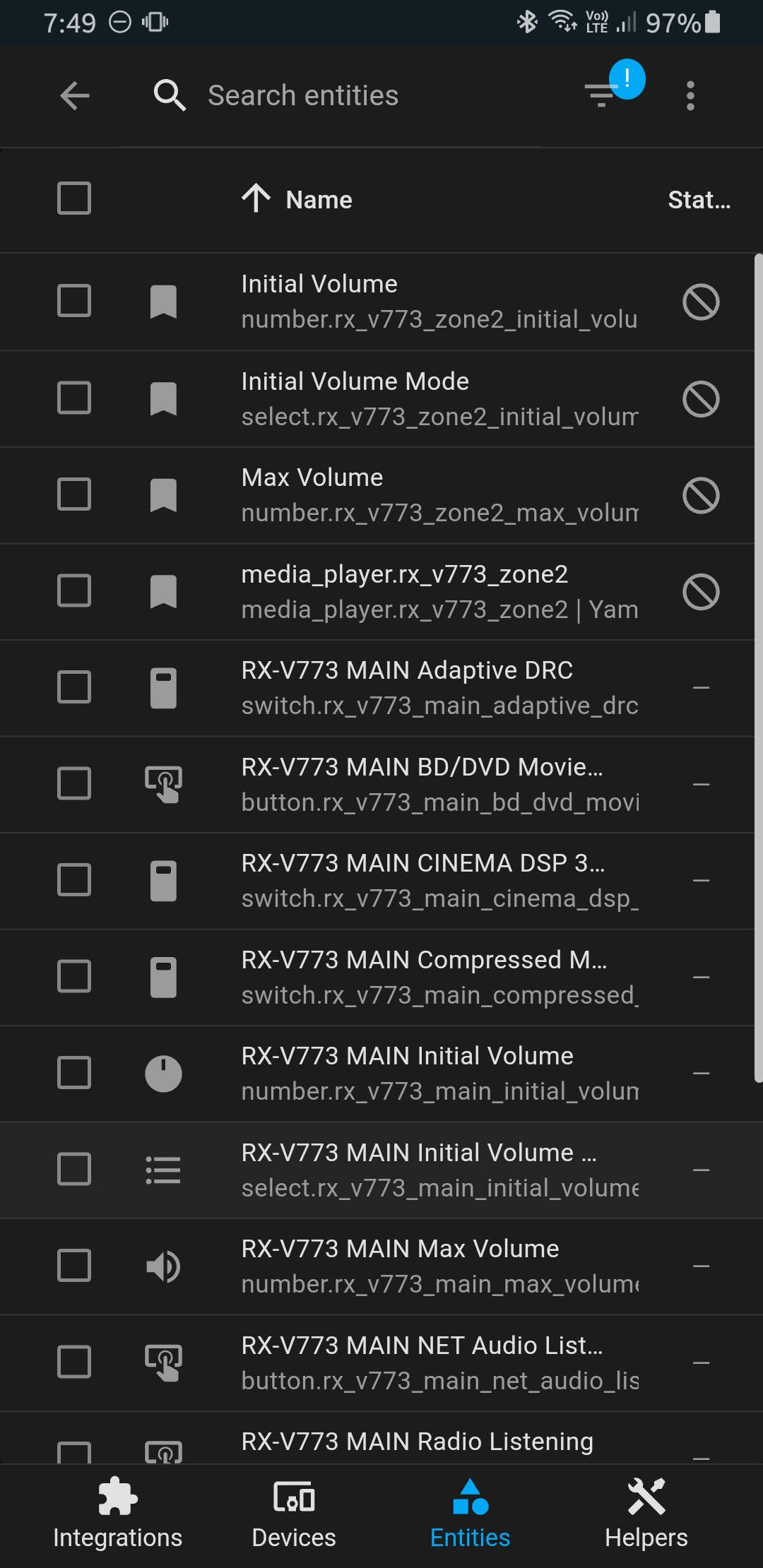 Add Source Mode/Current Volume Level as Entity · Issue #132 ...