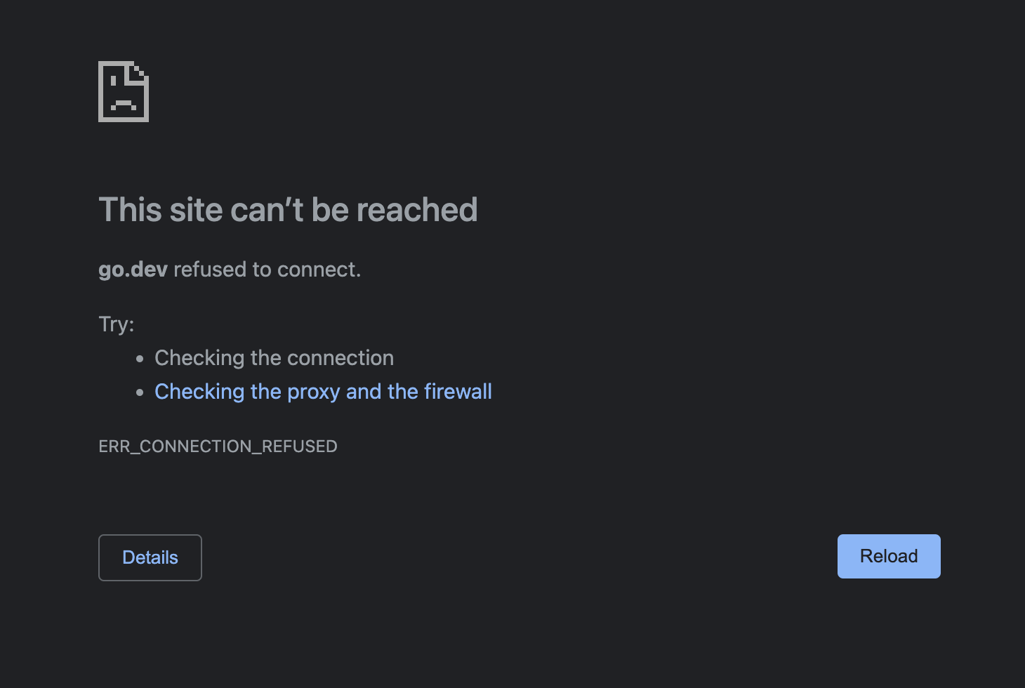 go.dev is down · Issue #53227 · golang/go · GitHub