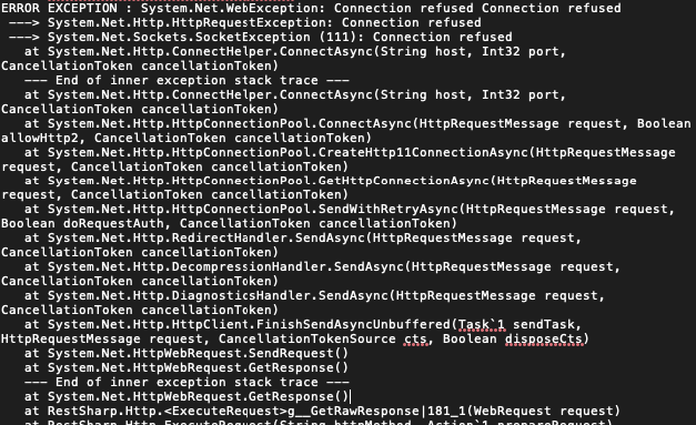 mode production error - Connection Refused · Issue #1574 · restsharp/RestSharp · GitHub