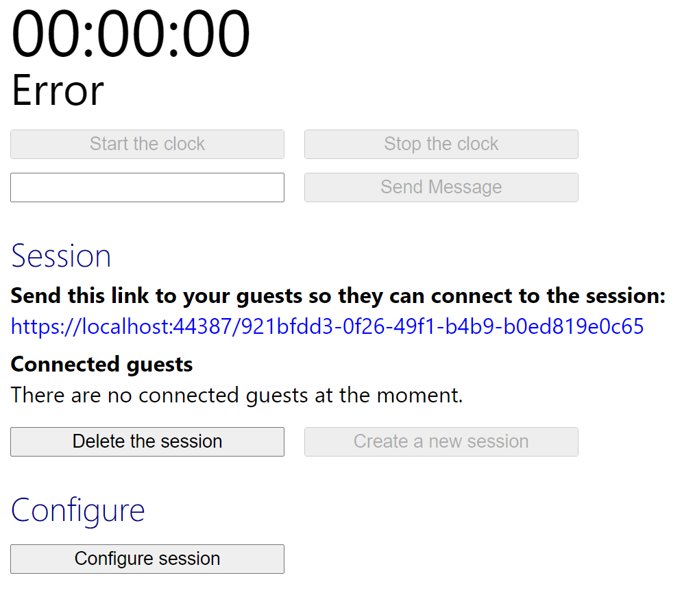 When the connection to the API fails, make sure that the link for the guests is hidden · Issue ...