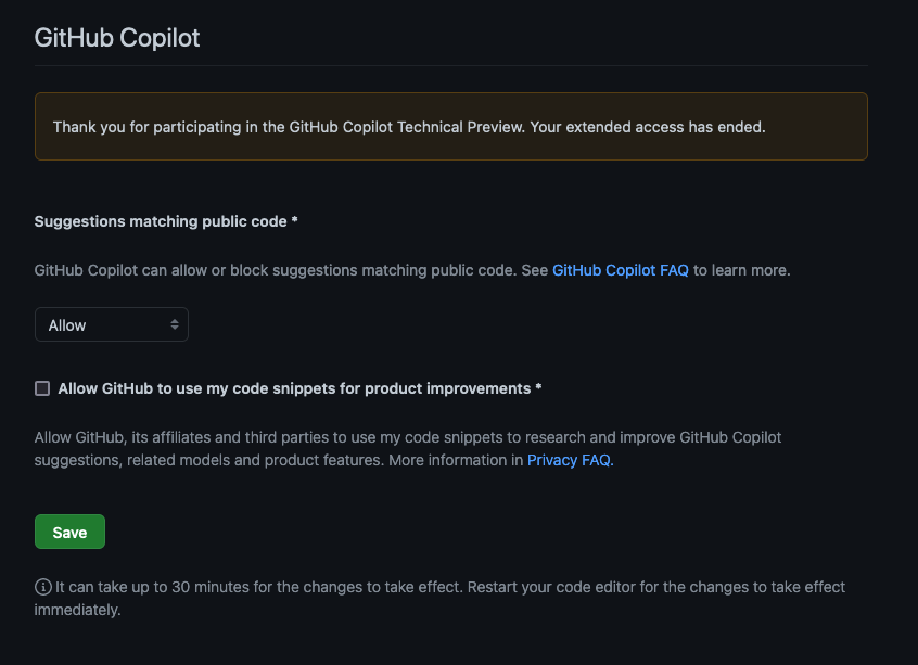 Copilot is not working (Thank you for participation...) · community · Discussion #44662 · GitHub