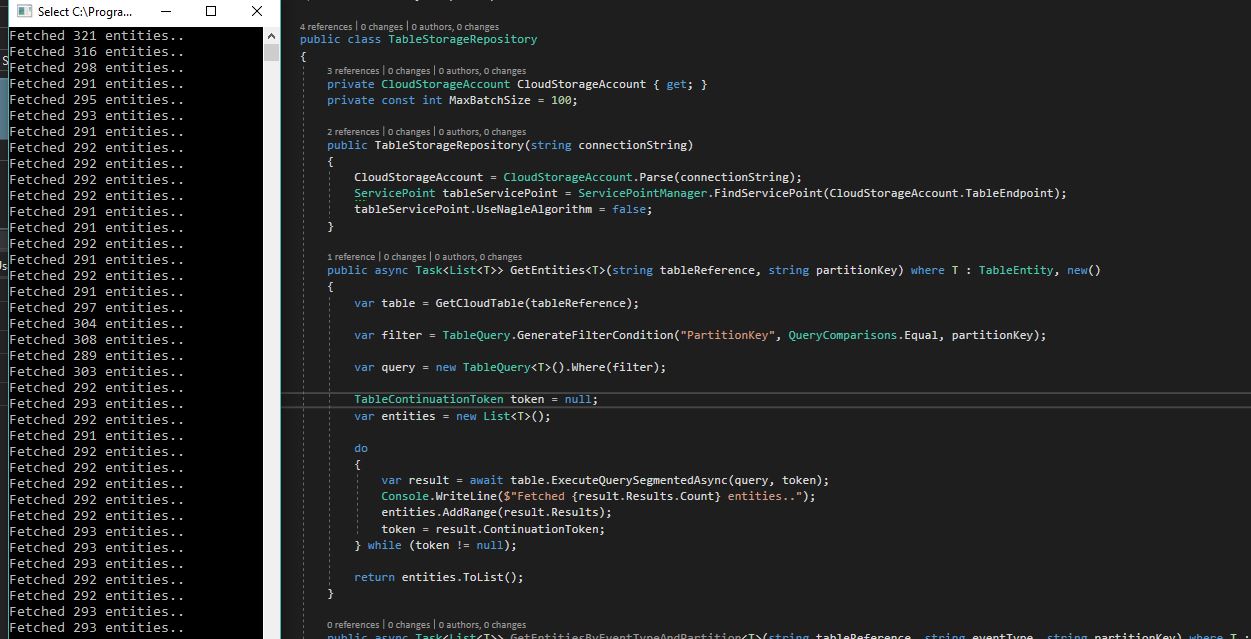 CloudTable.ExecuteQuerySegmentedAsync returns only a fraction of max 1k entities · Issue #873 ...