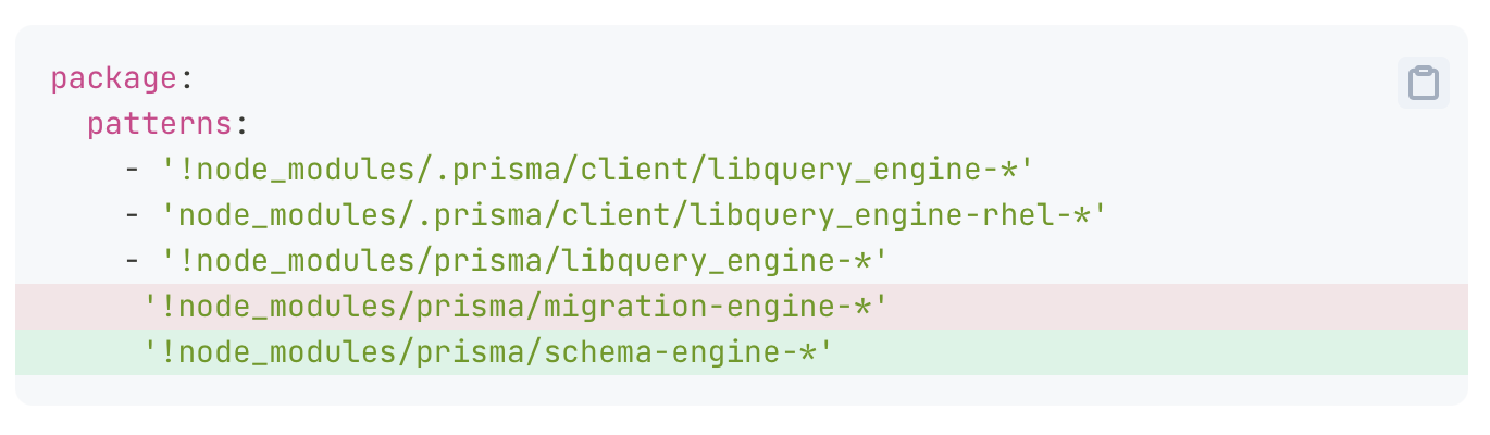 Line highlights break YAML code snippets · Issue #5037 · prisma/docs · GitHub