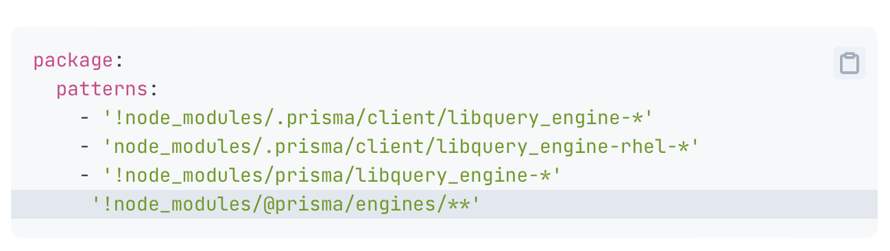 Line highlights break YAML code snippets · Issue #5037 · prisma/docs · GitHub