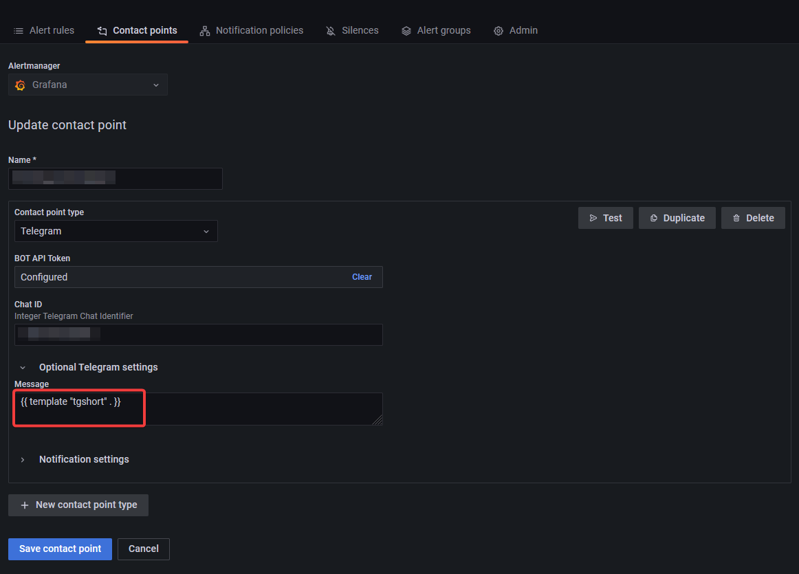 GitHub - Gizex/Grafana9-alert-notification-template: Шаблон ...