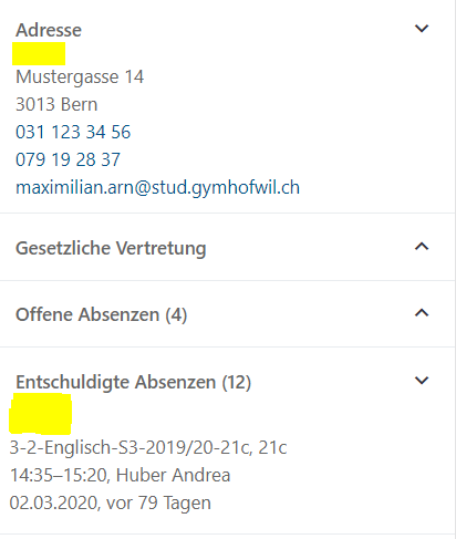 Schüler-Profil: Absenzen aufführen (4PT) · Issue #151 · bkd-mba-fbi/webapp-schulverwaltung · GitHub