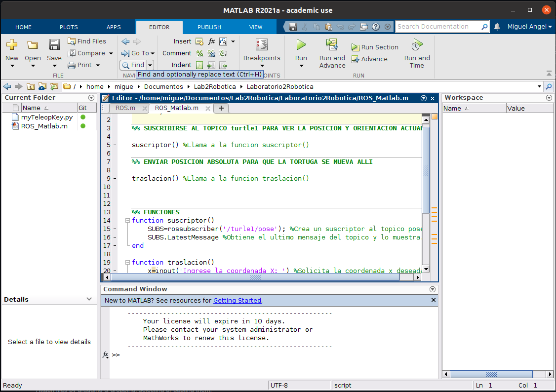 GitHub - MRincon2000/Laboratorio2Robotica