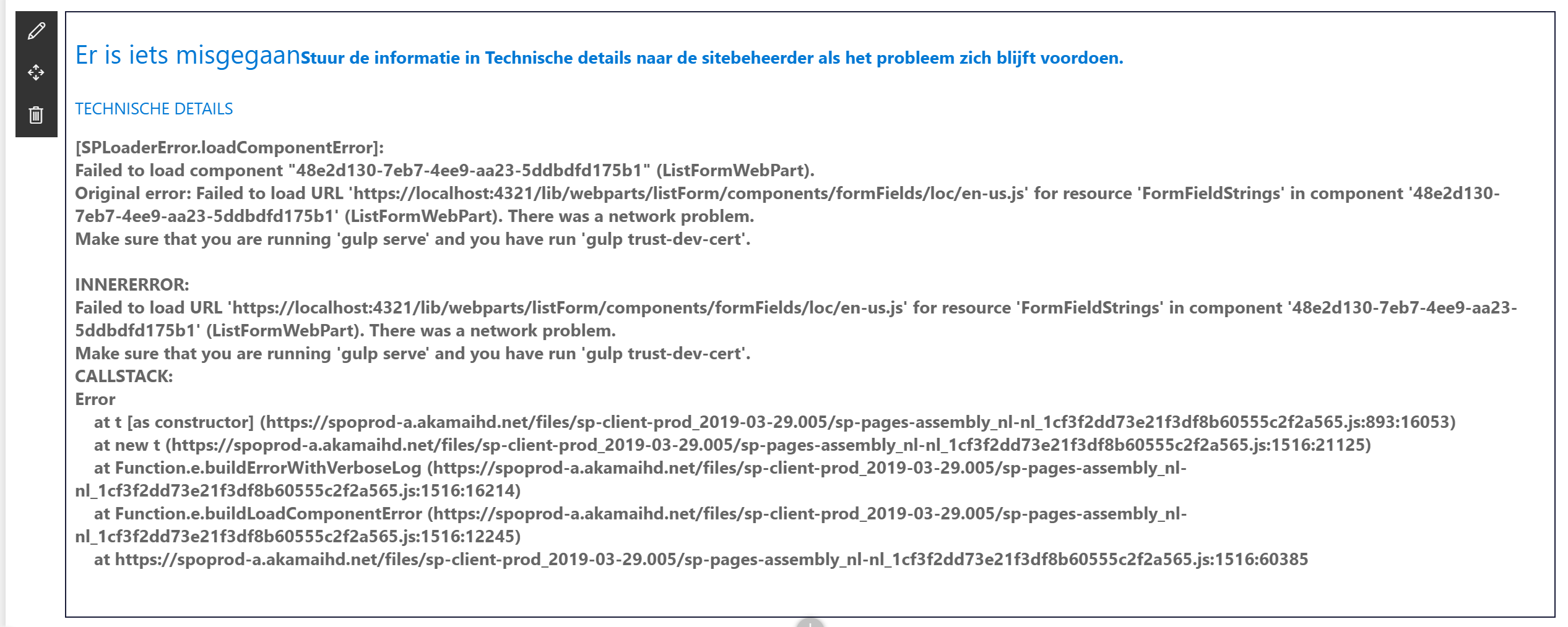 List Form Webpart Gives Error In Sharepoint Online · Issue 833 · Pnpsp Dev Fx Webparts · Github