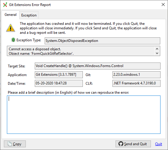 Exception when using {cHash} on the detached head · Issue #8128 · gitextensions/gitextensions ...