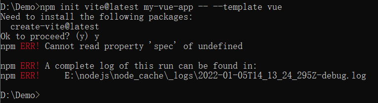 Cannot read property 'spec' of undefined · Issue #6389 · vitejs/vite · GitHub