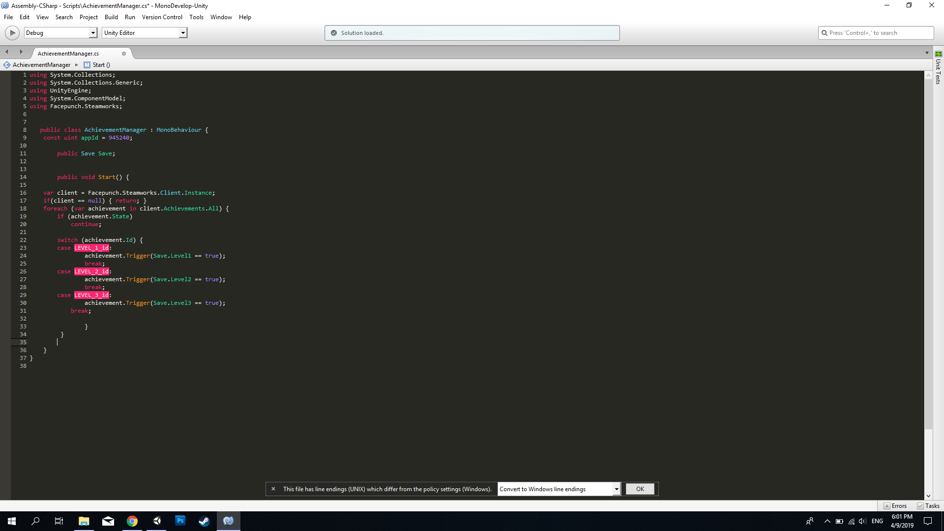 SteamAchievements with Steamworks.NET Unity C# · Issue #245 · Facepunch/Facepunch.Steamworks ...
