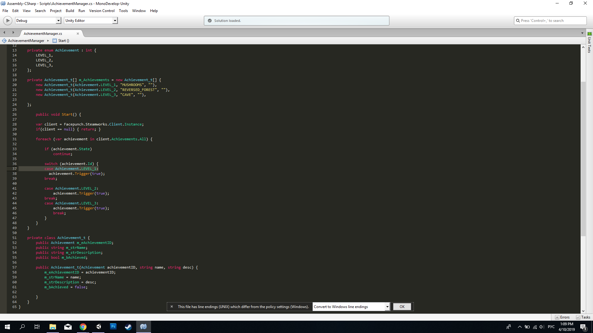 SteamAchievements with Steamworks.NET Unity C# · Issue #245 · Facepunch/Facepunch.Steamworks ...