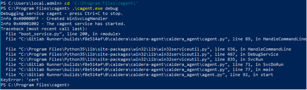 Problem with certificate · Issue #459 · mitre/caldera · GitHub