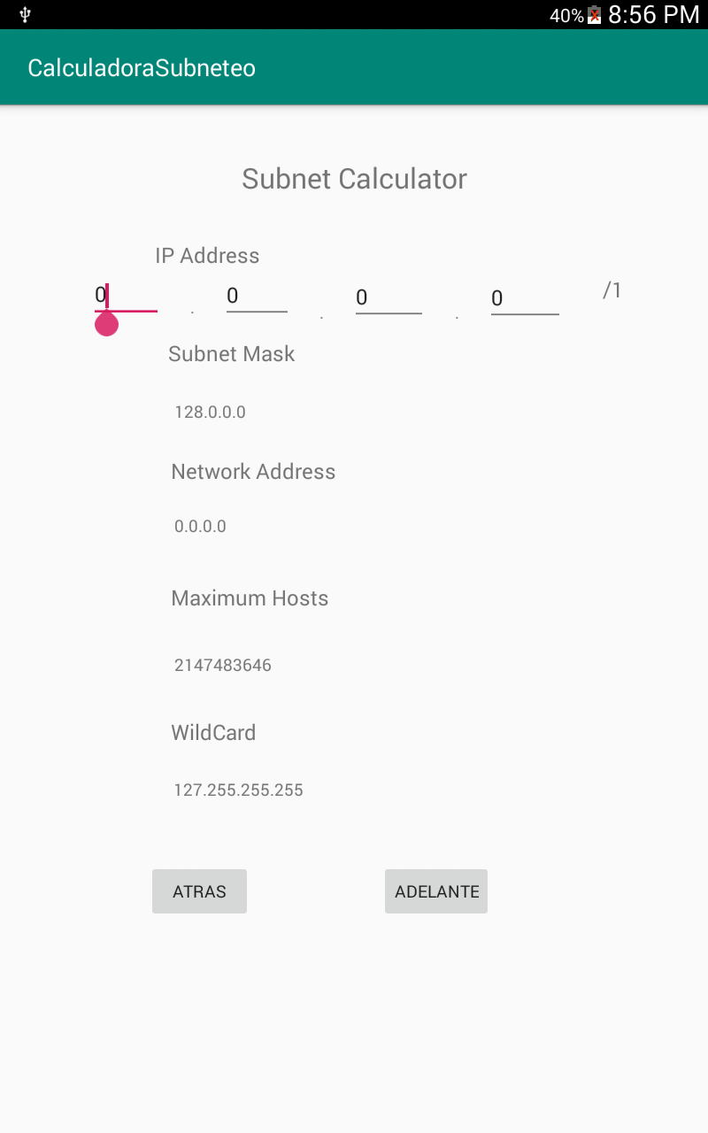 GitHub - rubie9816/CalculadoraSubneteo: Aplicación para calcular la ip ...