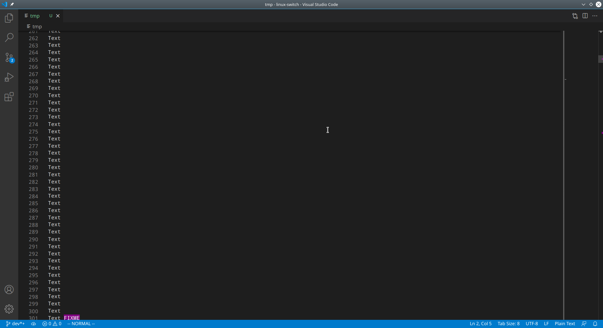 Overview ruler slightly shifted · Issue #129122 · microsoft/vscode · GitHub