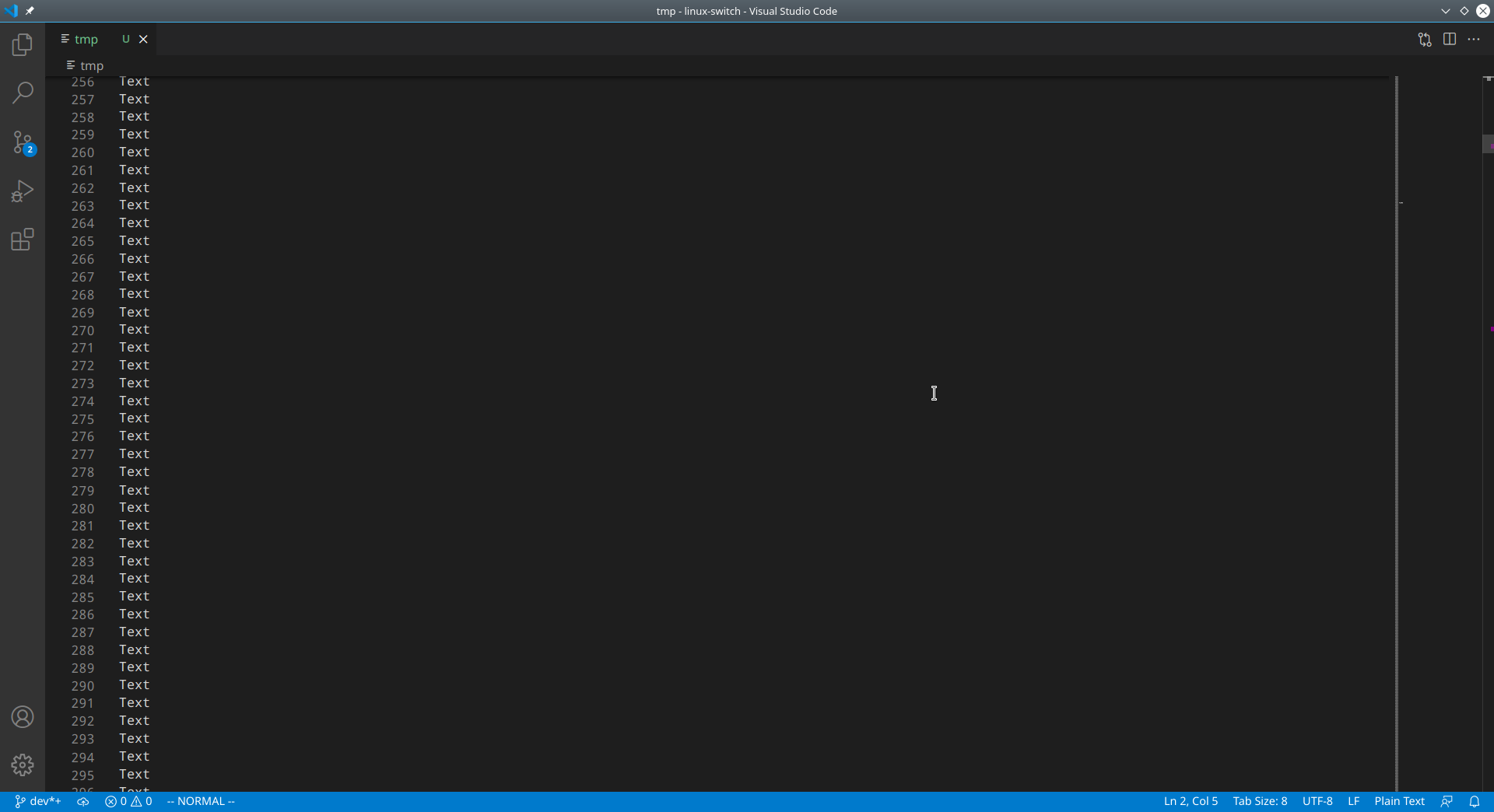 Overview ruler slightly shifted · Issue #129122 · microsoft/vscode · GitHub