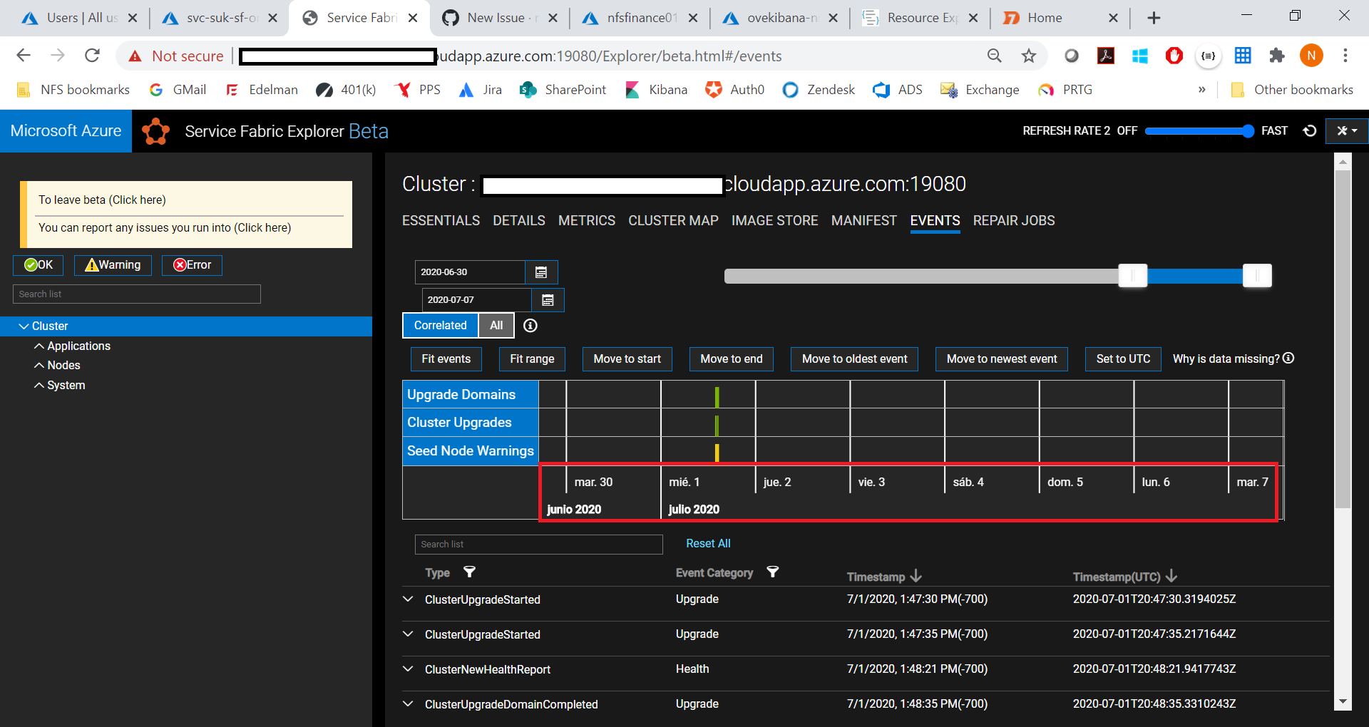 SFX Beta: Events timeline dates are in Spanish · Issue #321 · microsoft ...