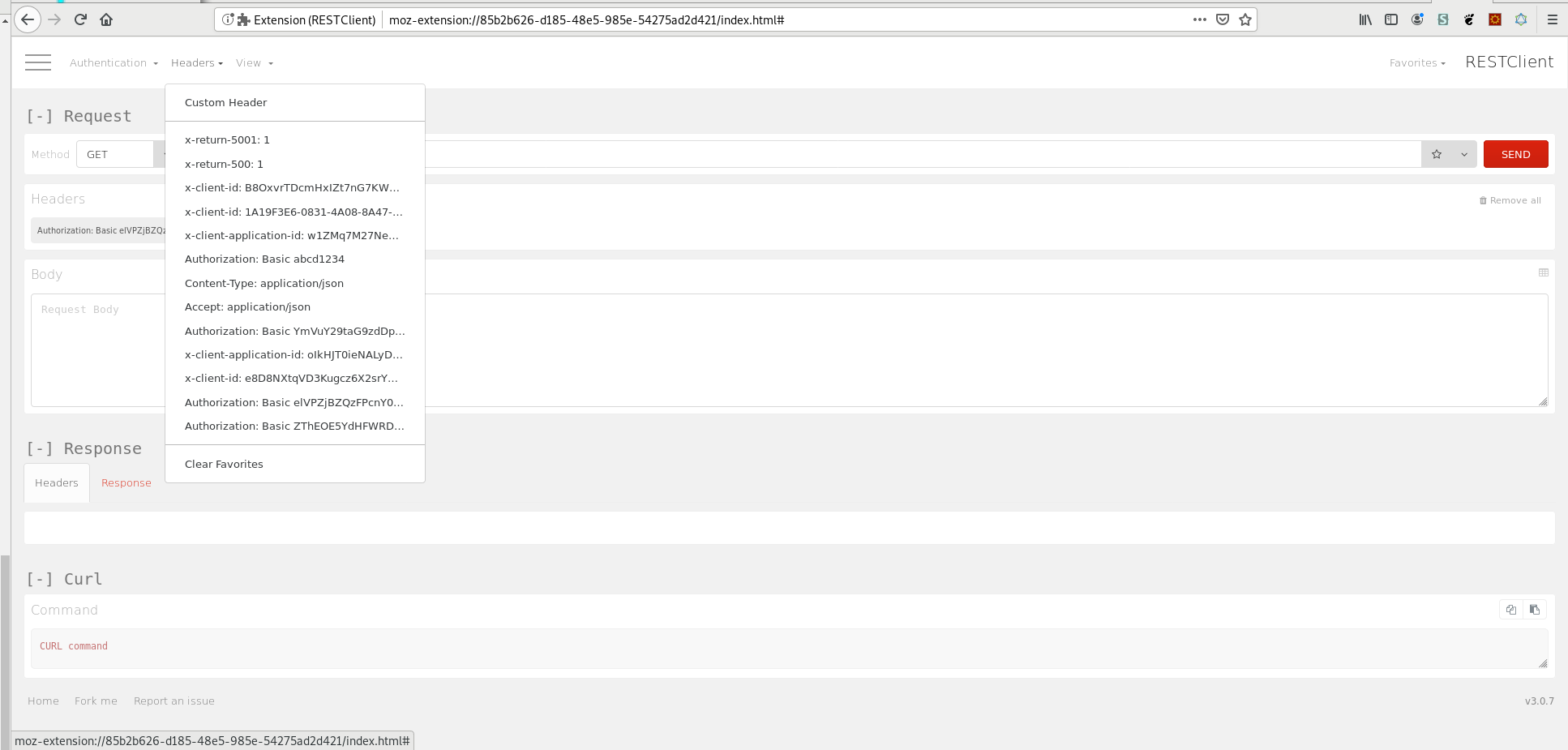 [Feature Request] Make it possible to mark certain headers as favourite ...