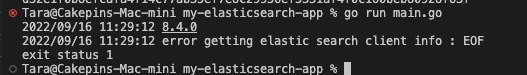 Error EOF on es.Info() · Issue #531 · elastic/go-elasticsearch · GitHub