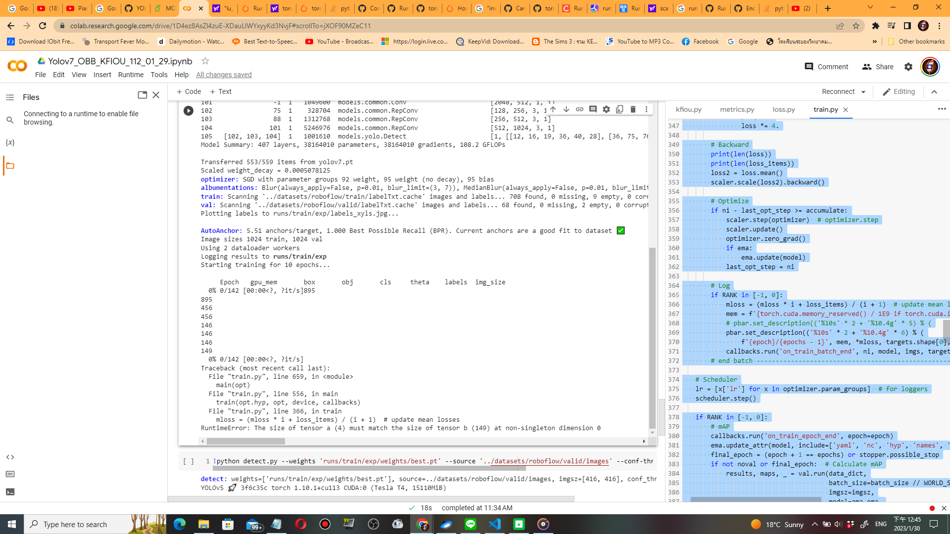Dimensionality issue when calculating OBB-NMS · Issue #4 · SSTato/YOLOv7_obb · GitHub