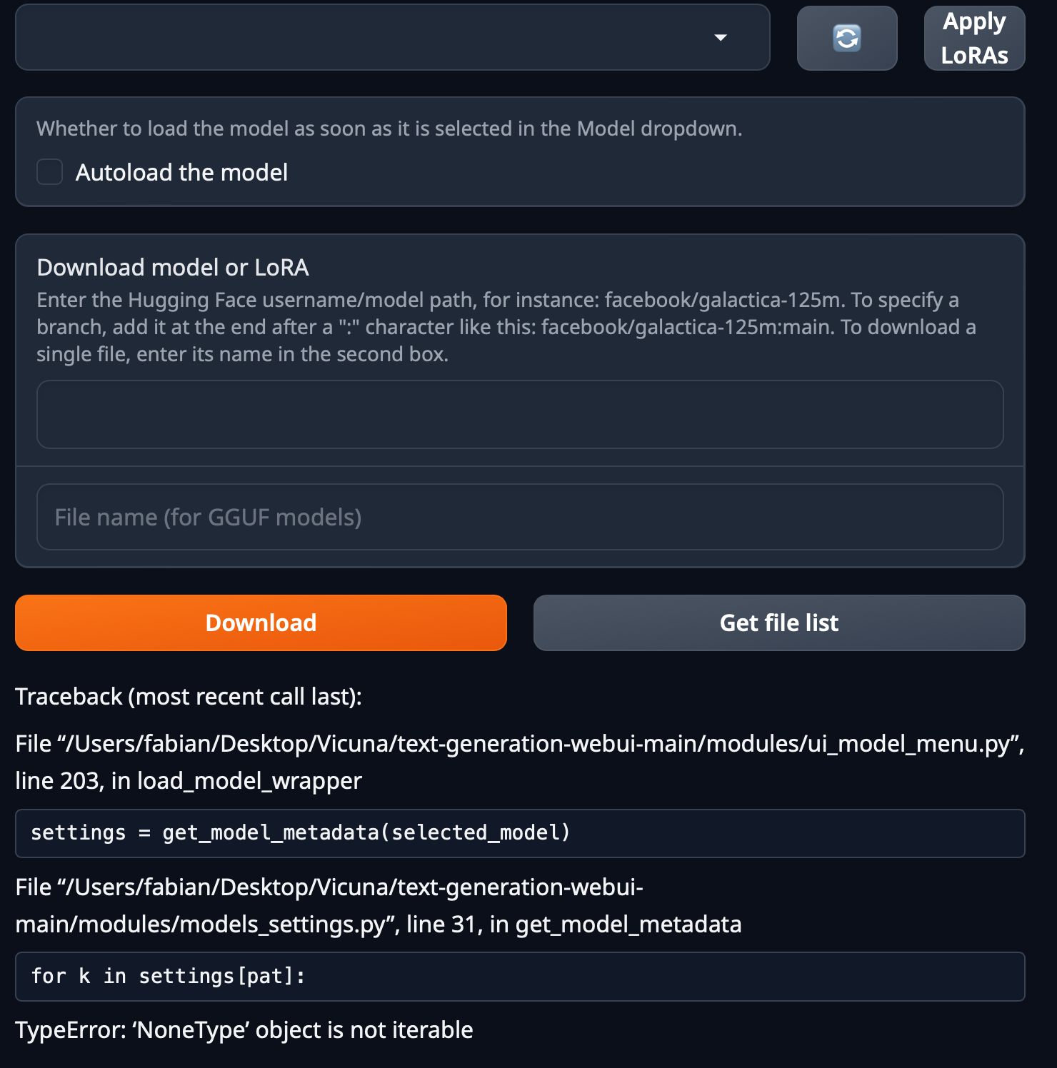 Falcon 7B-Instruct does not load correctly · Issue #4085 · oobabooga/text-generation-webui · GitHub
