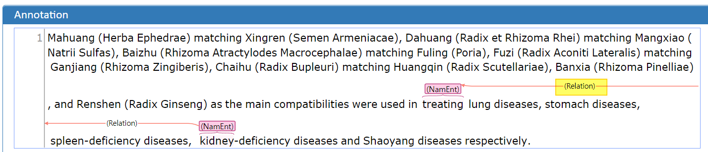 'Project Export failed' happened when the relation between character level 'Named Entities' is ...