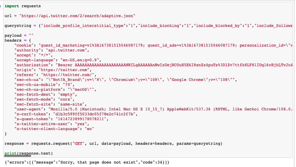 Twitter scraper recent problems · Issue #525 · medialab/minet · GitHub