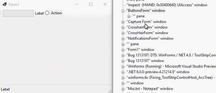 Toolstripcontrolhost With A Custom Control Freezes Uia Clients · Issue 4835 · Dotnetwinforms