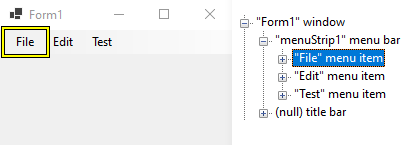 Accessibility: Incorrect control type is defined for all menus like ...