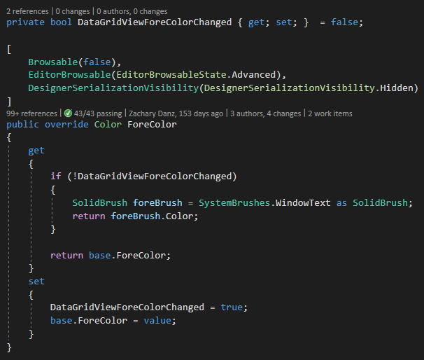 WIP: [Accessibility][HC] Fixing DataGridViewComboBoxCell text color in ...