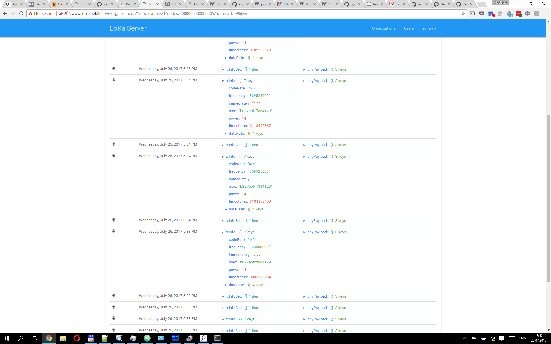 Changing RX window doesn't work · Issue #123 · brocaar/chirpstack-application-server · GitHub
