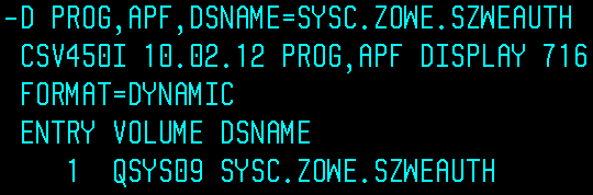 ZSS Cross-Memory Server Starting, version 1.0.5 · Issue #138 · zowe/zss · GitHub