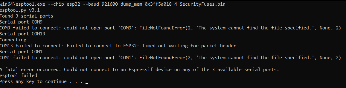 Can't connect to Fysetc E4 using .bat · Issue #328 · bdring/FluidNC · GitHub