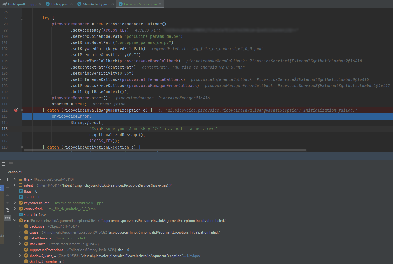 Initialization failed · Issue #245 · Picovoice/picovoice · GitHub