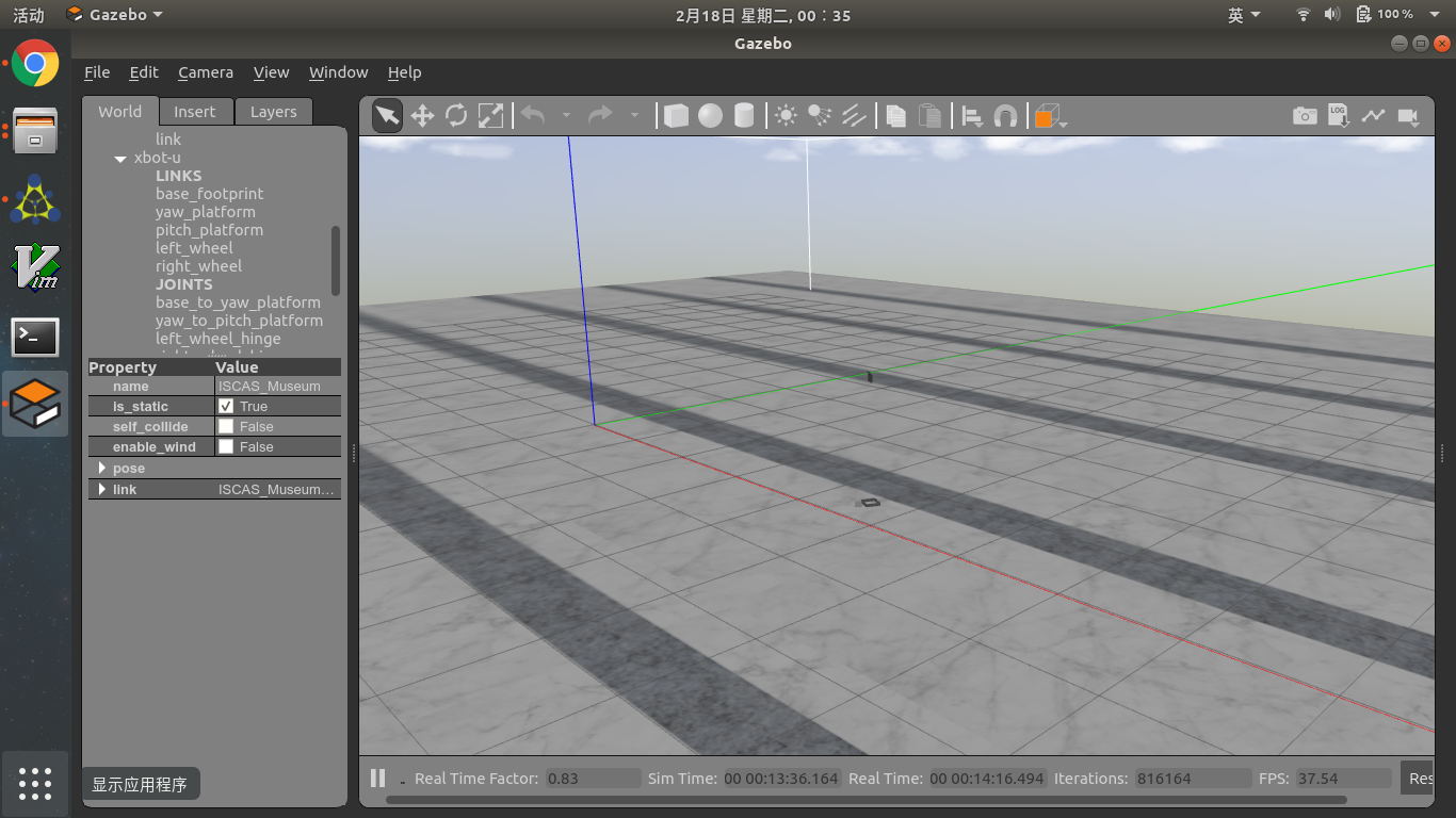 melodic版本运行功能正常，gazebo模型显示不完整 · Issue #72 · DroidAITech/ROS-Academy-for-Beginners · GitHub