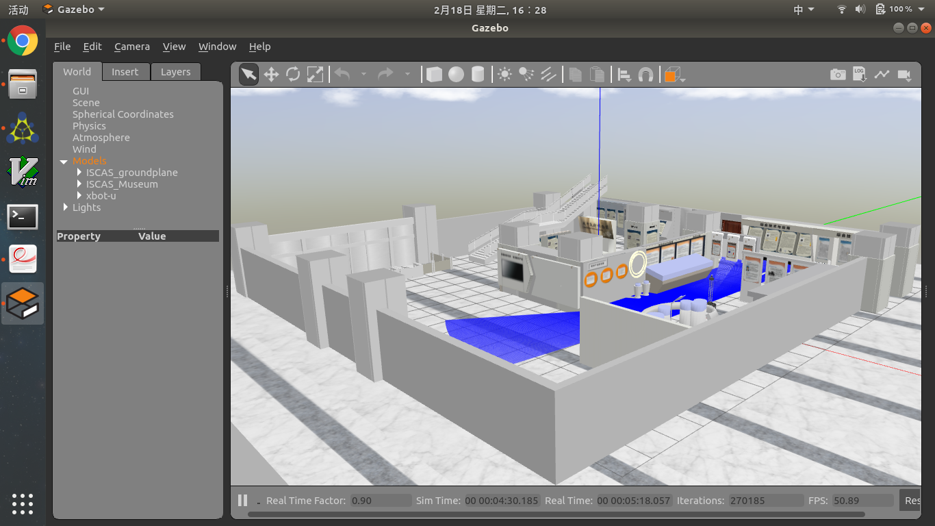 melodic版本运行功能正常，gazebo模型显示不完整 · Issue #72 · DroidAITech/ROS-Academy-for-Beginners · GitHub