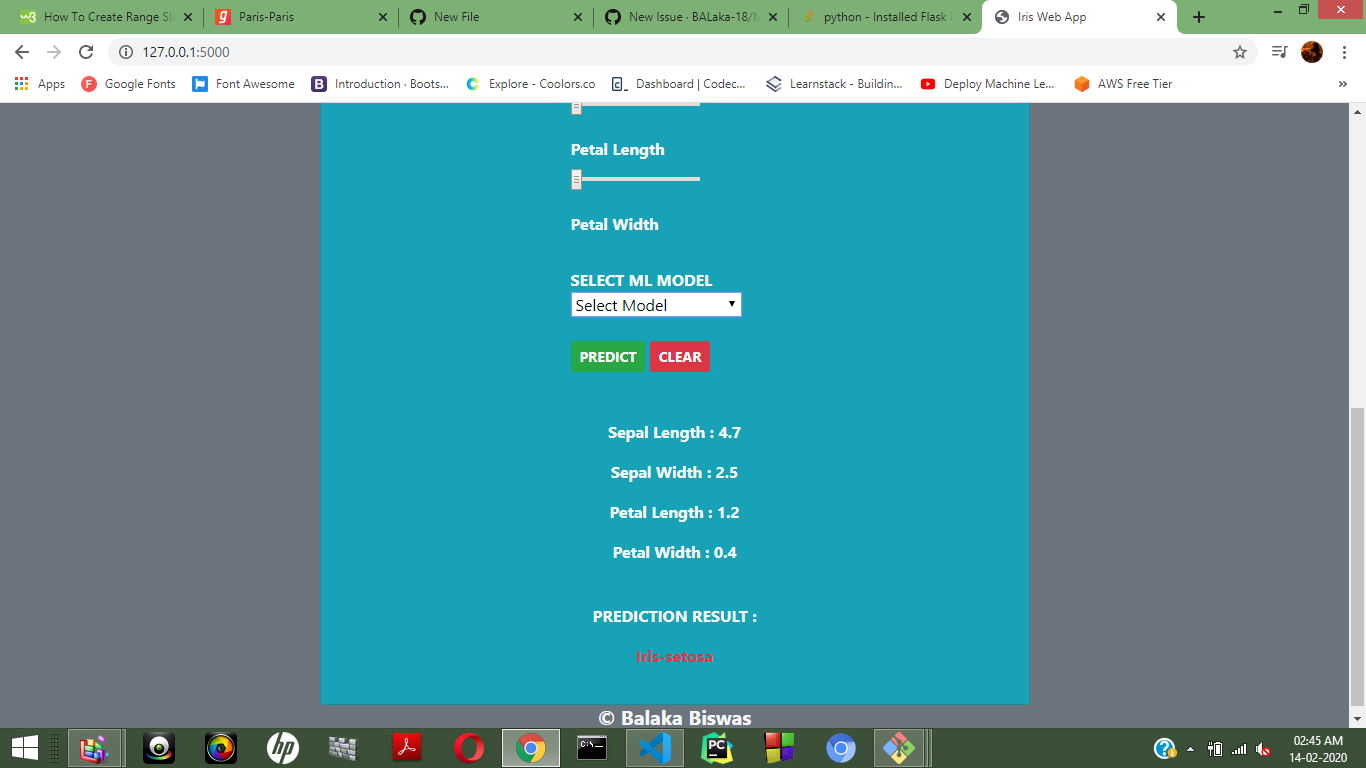GitHub - BALaka-18/ML-Web-App-Iris-Species-Predictor: A simple Flask ...
