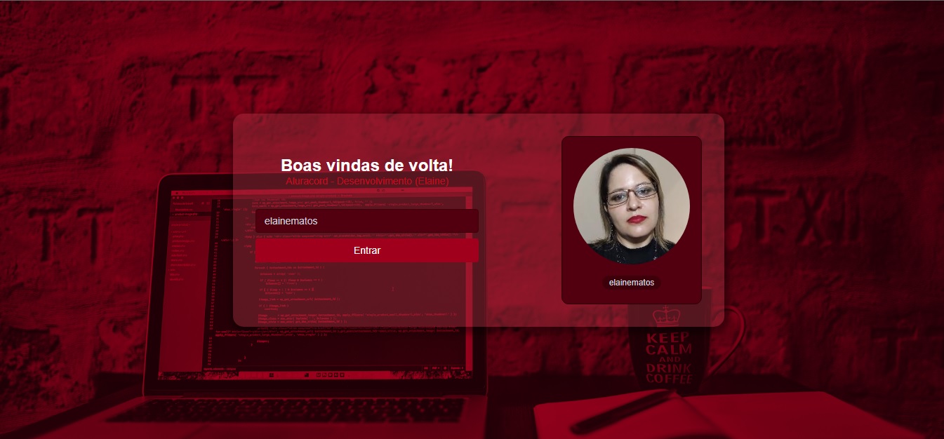 GitHub - elainematos/ALURACORD: Projeto criado na Imersão React com a @alura @omariosouto @peas